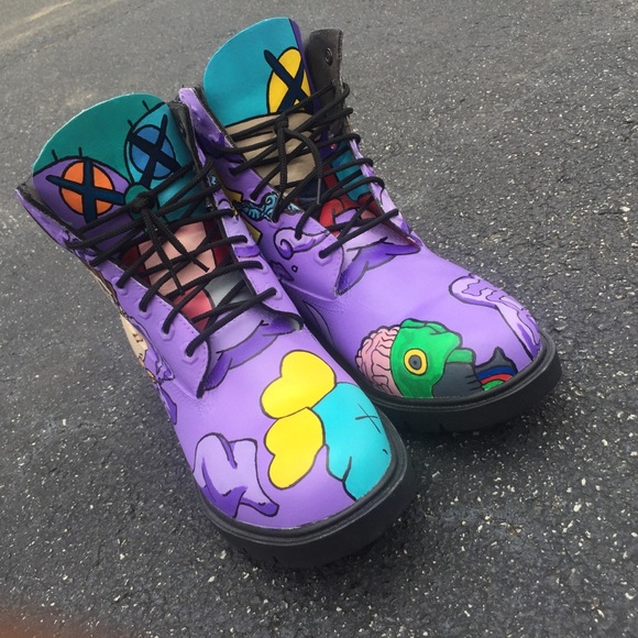 Timberland | Shoes | Rob Regis X Kaws Custom | Poshmark